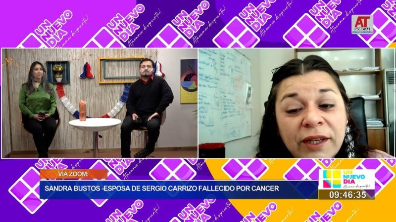 [ENTREVISTA] Sandra Bustos, esposa de Sergio Carrizo, fallecido por cáncer: “Estamos muy ...